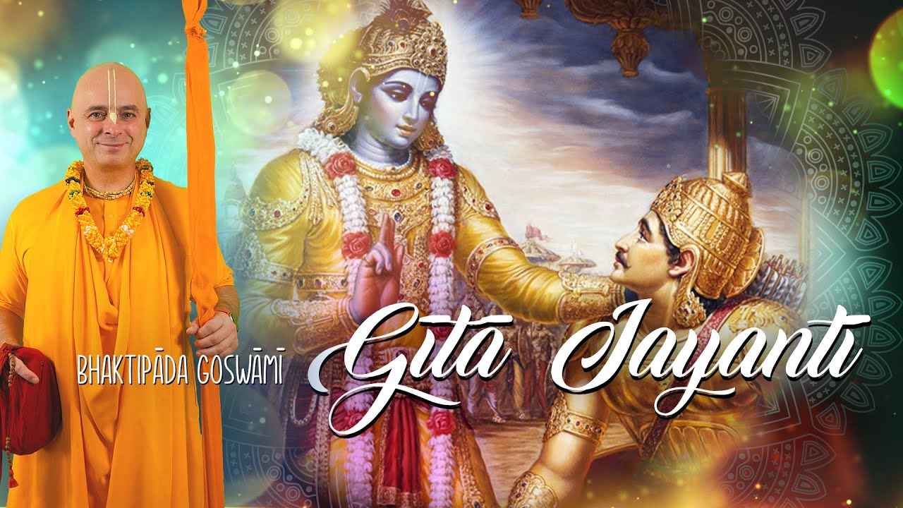 Gītā Jayantī meghívó. Dec. 03. Bhaktipāda Gosvāmī – Krisna.TV